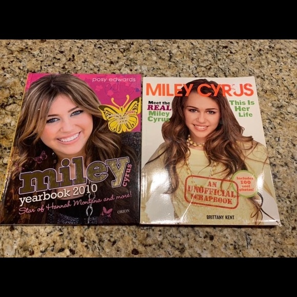 Disney | Accents | Miley Cyrus Book Bundle | Poshmark